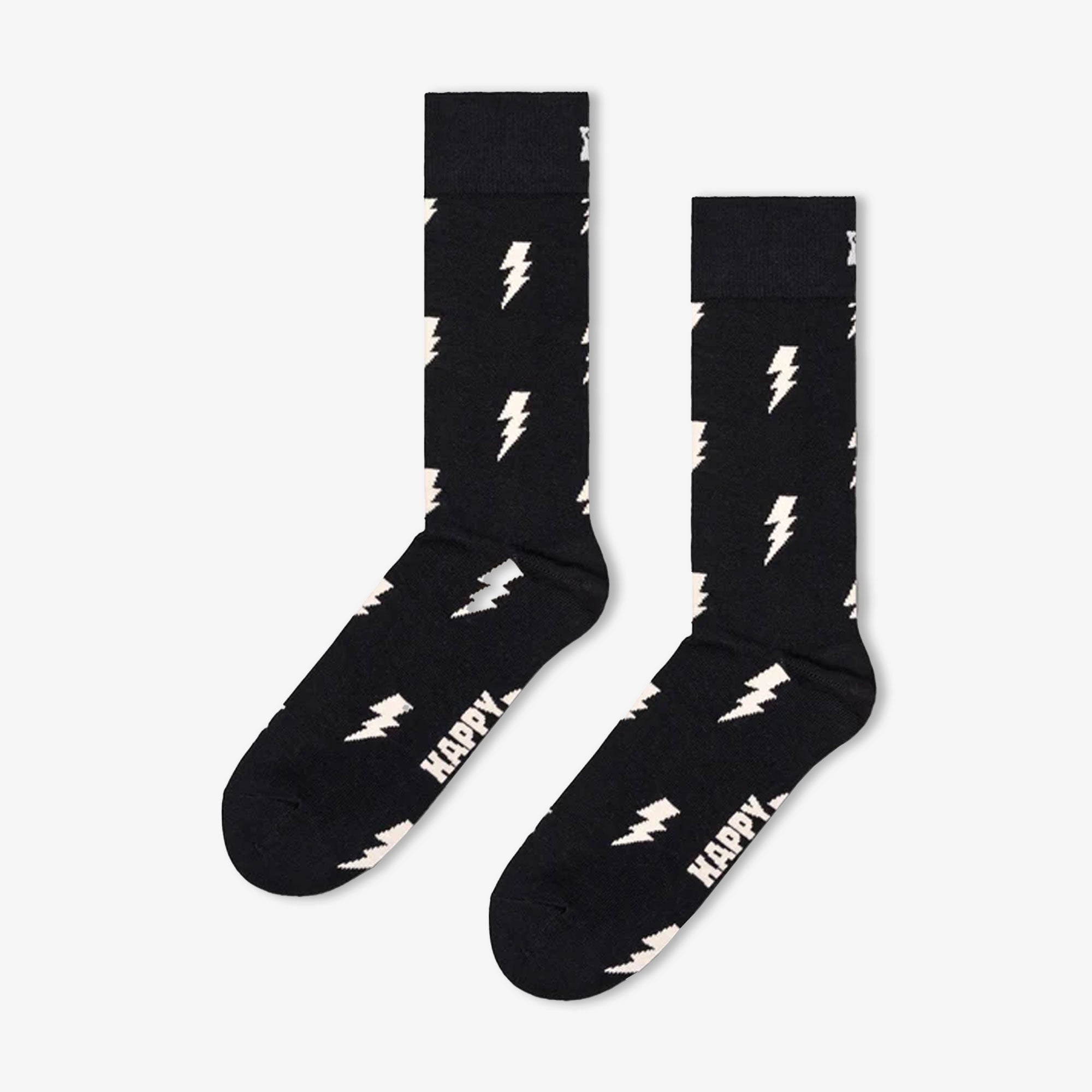 Happy Socks | FLASH SOCK { BLACK/WHITE – Superkicks