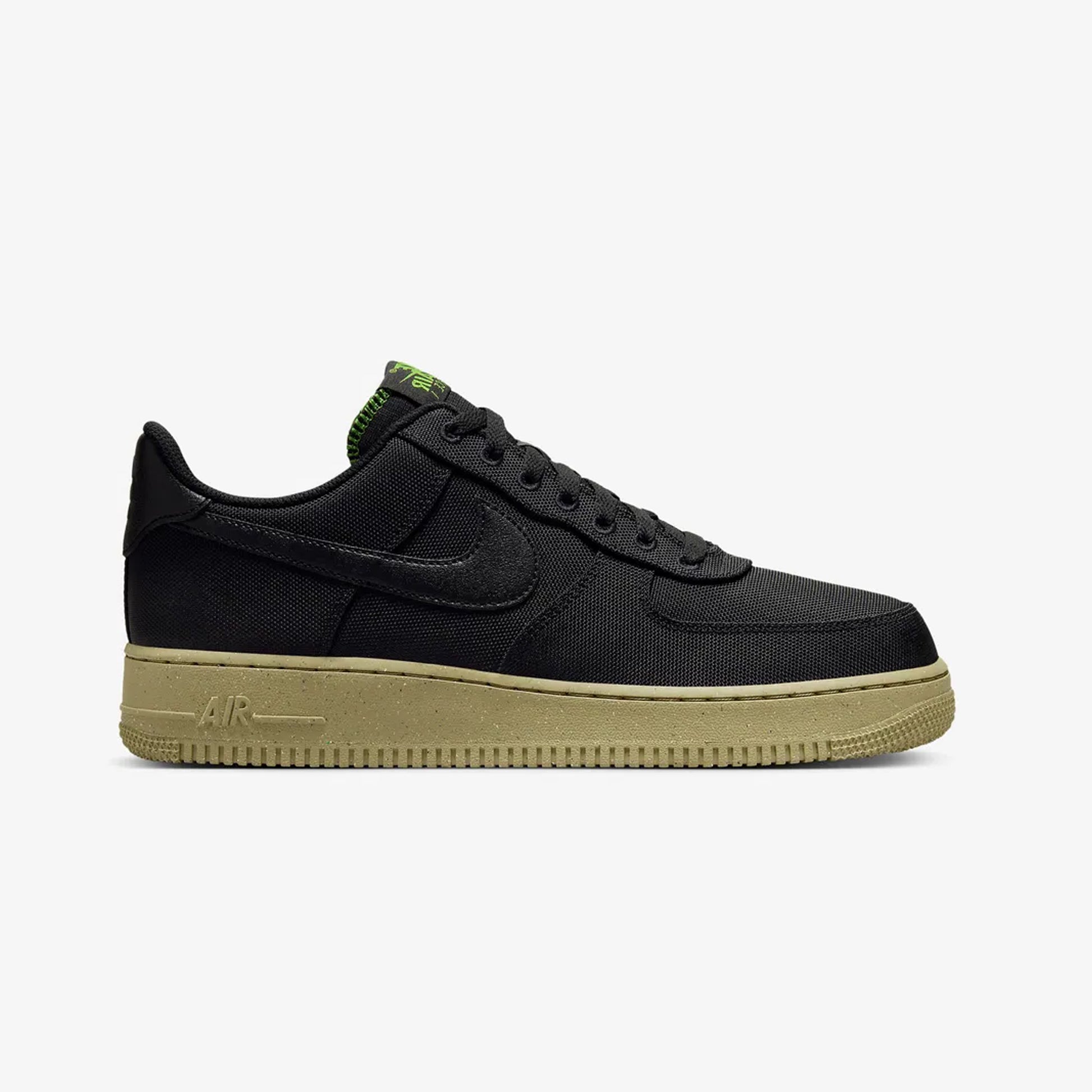 Nike | AIR FORCE 1 '07 LV8 { BLACK/BLACK-NEUTRAL OLIVE-CHLOROPHYLL ...
