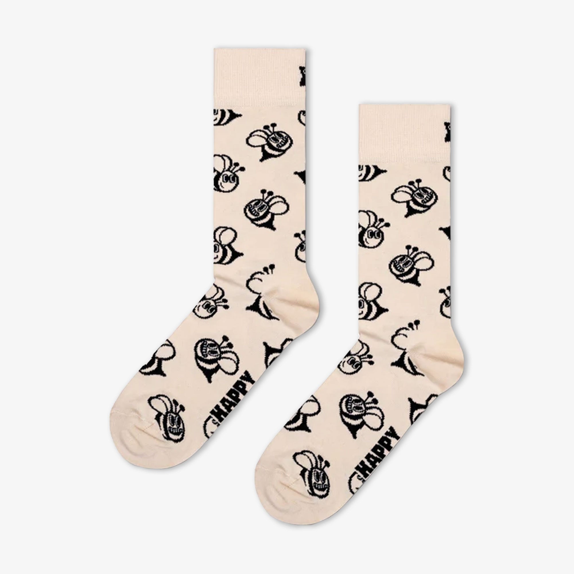 Happy Socks | BEE SOCK { BEIGE – Superkicks
