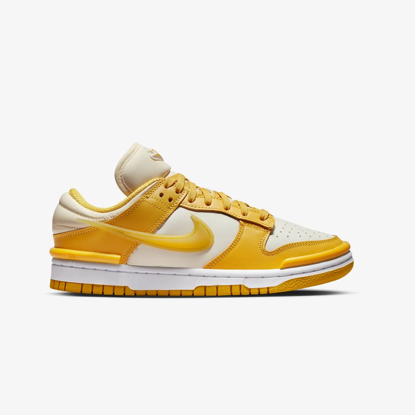 Buy NIKE WMN'S DUNK LOW TWIST 'SAIL/VIVID SULFUR-WHITE' – Superkicks