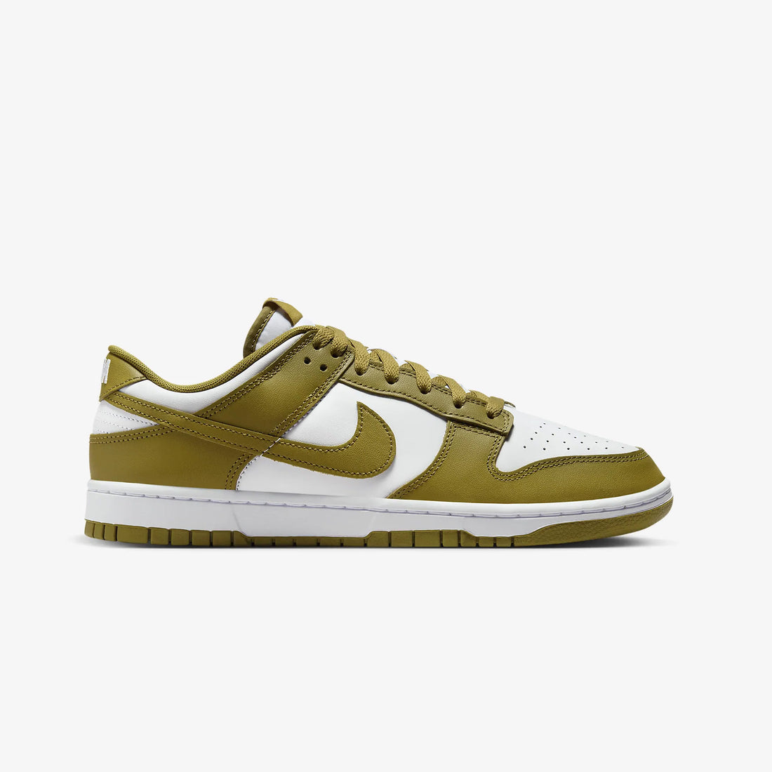 Buy Nike White & Pacific Moss Dunk Low Retro Shoes for Men Online ...