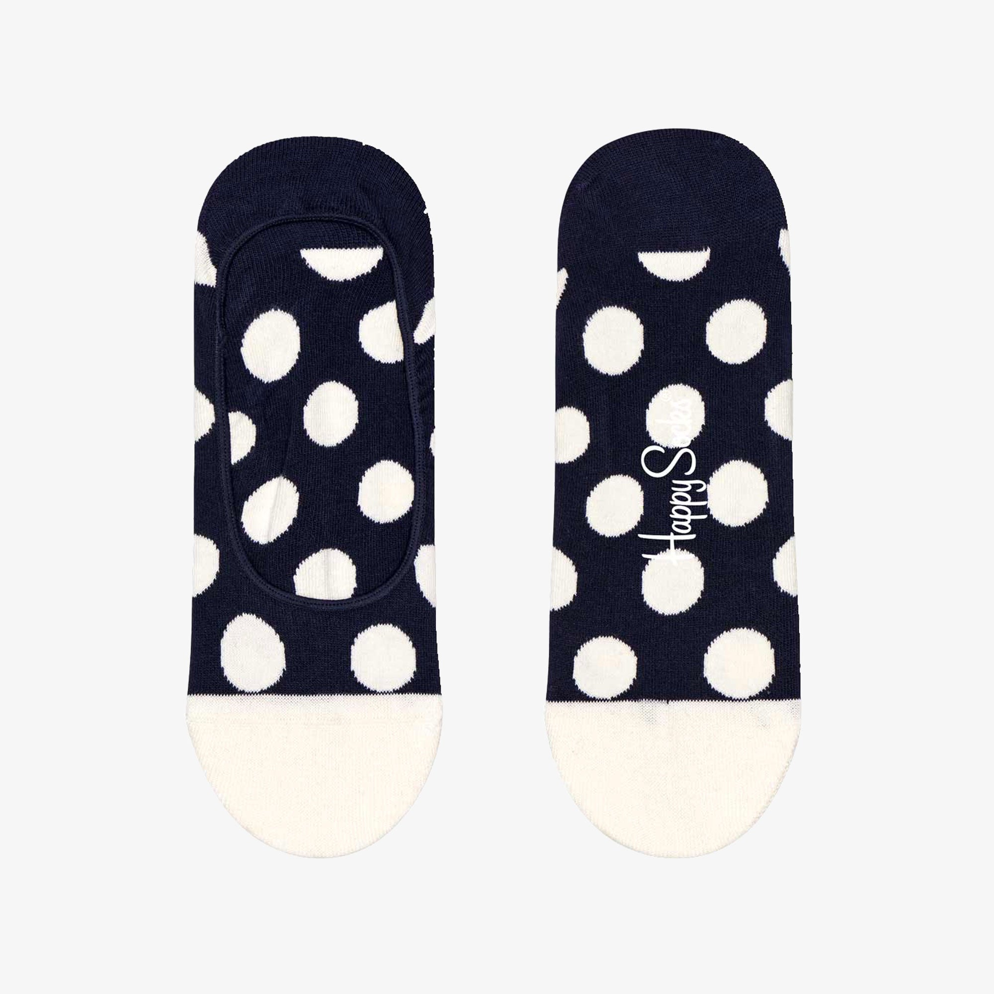 Happy Socks | BIG DOT LINER SOCK { BLACK/WHITE – Superkicks